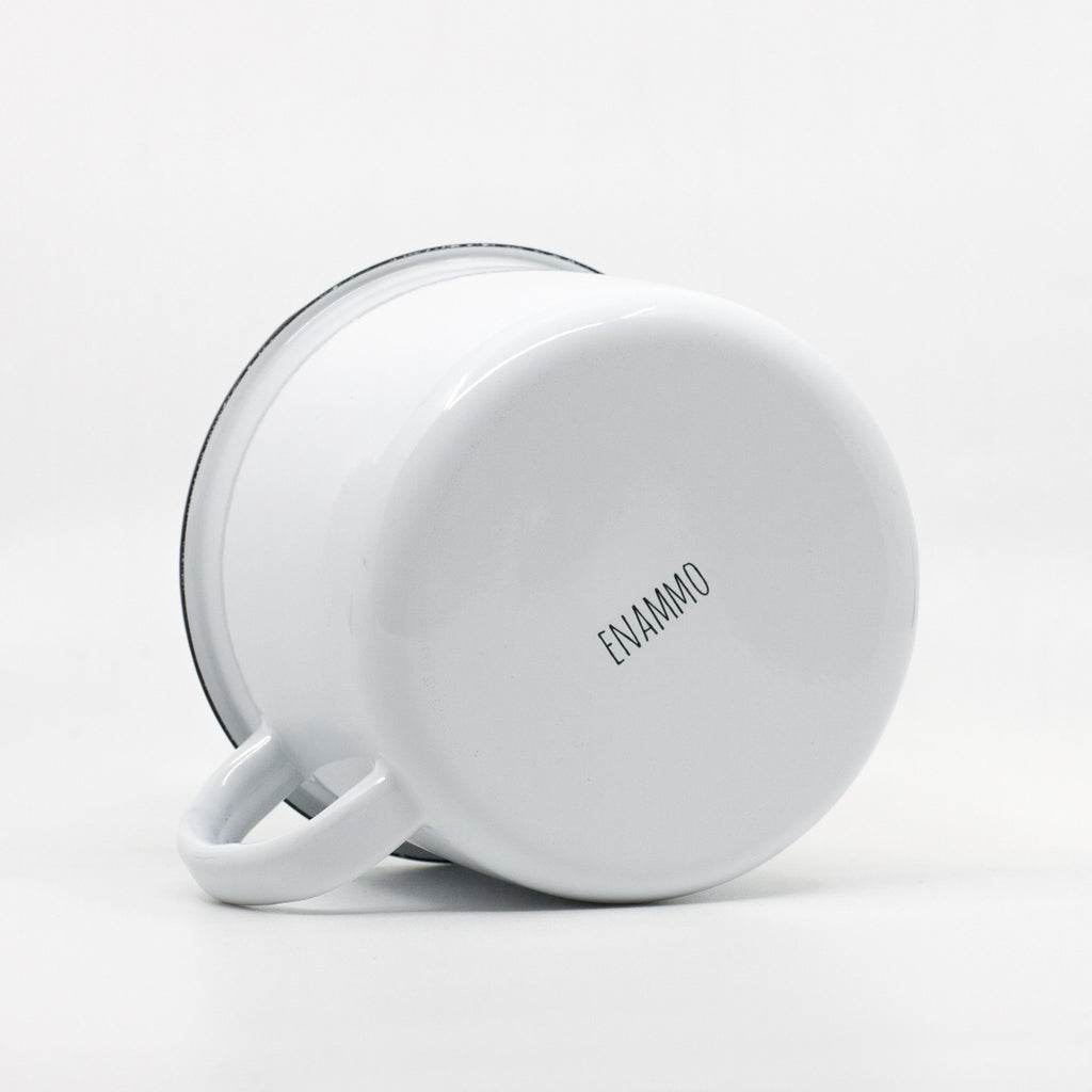 CUSTOM WHITE ENAMEL MUG 1000ml/33.8oz – Enammo