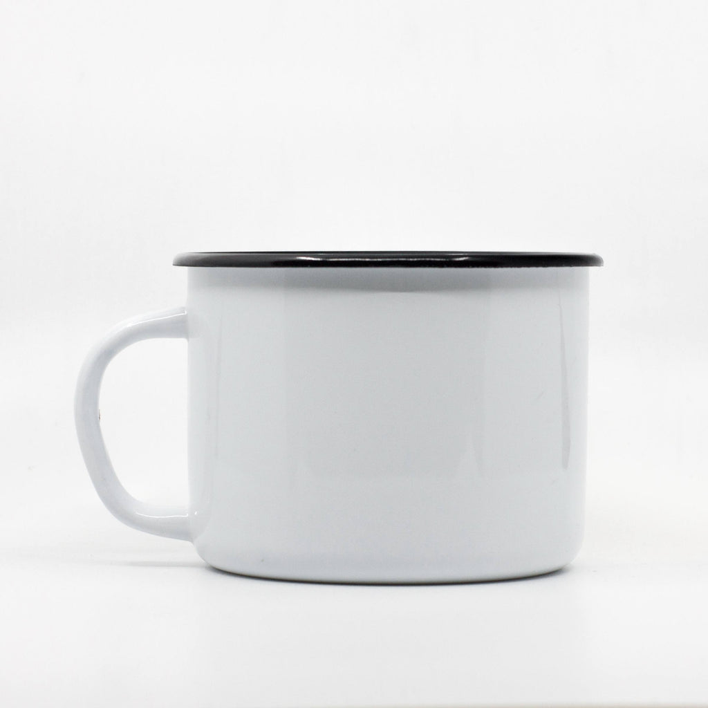 CUSTOM WHITE ENAMEL MUG 1000ml/33.8oz – Enammo